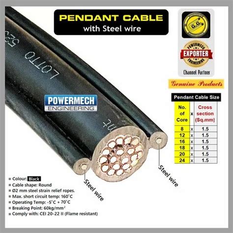 Giovenzana Steel Wired Eot Crane Pendant Control Cable At ₹ 350 Meter In Chennai