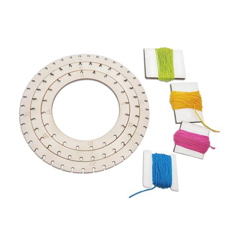 3 Circular Hoops String Art Kit Scienceseeds