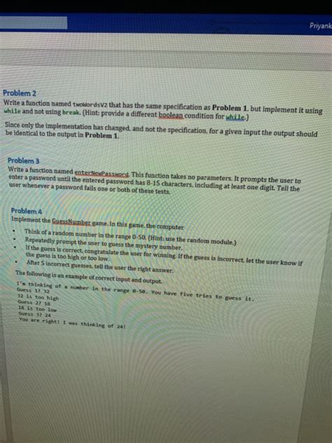 Solved Homework 08 While Loop 1 Compatibility Mode