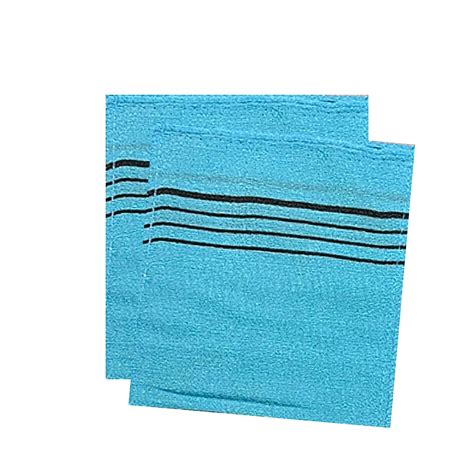 2 Pieces Korean Body Scrub Exfoliating Cloth Korean Italy