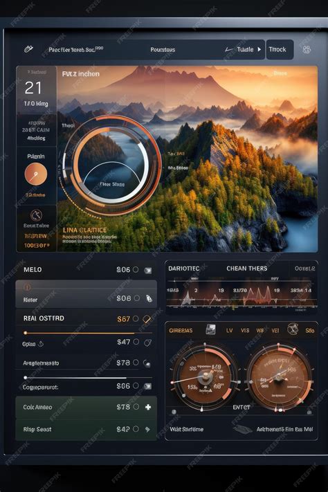 premium ai image dashboard interface mockup create an intuitive and