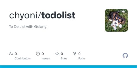 Github Chyoni Todolist To Do List With Golang