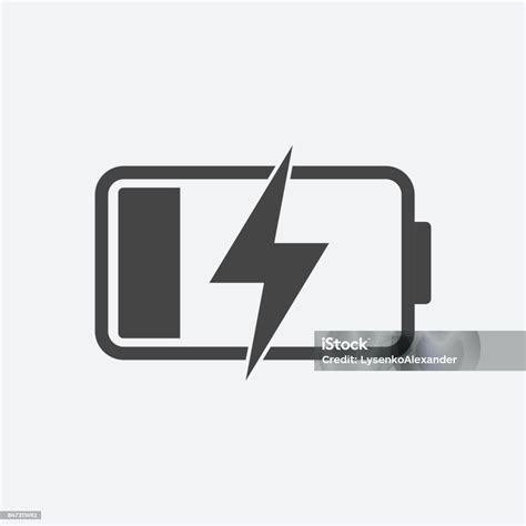 배터리 충전 레벨 표시기입니다 흰색 바탕에 벡터 그림입니다 0명에 대한 스톡 벡터 아트 및 기타 이미지 0명 가득 찬 검은색 Istock