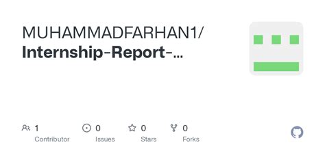 Github Muhammadfarhan1internship Report Labview