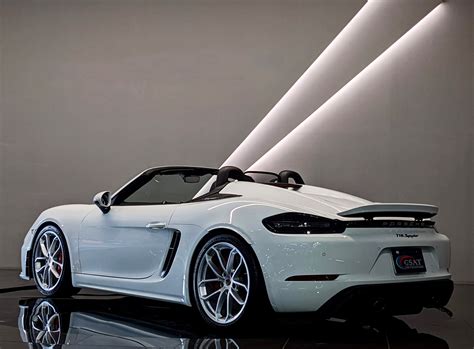 2021 porsche 718 spyder 4 0 sport chrono spoeg 20aw b camera white