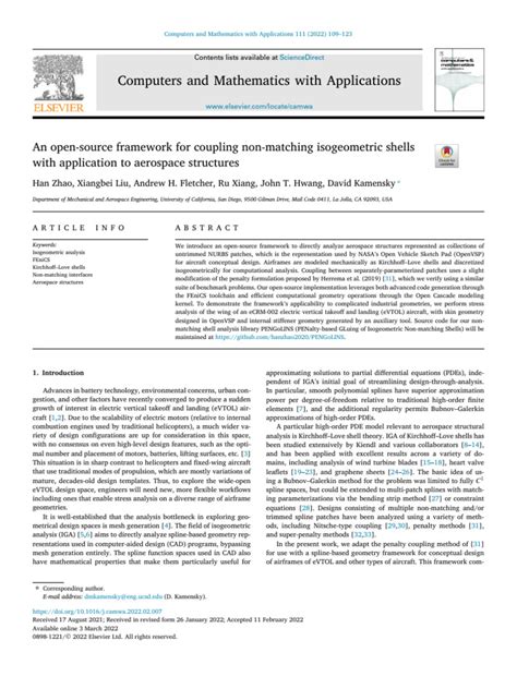 an open source framework for coupling non matching isogeometric shells