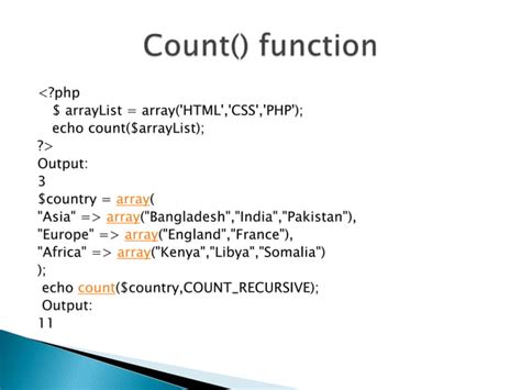 Presentation On Php String Function Part 2 Ppt
