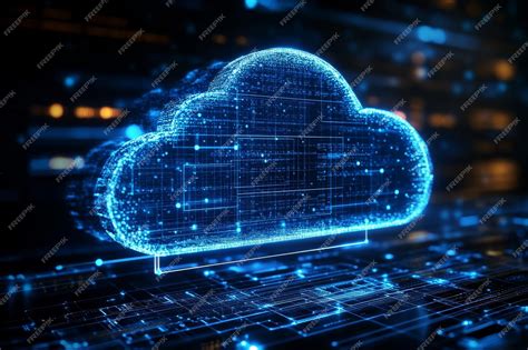 Ethereal Cloud Structure In A Digital Network Visualizing The Fluid