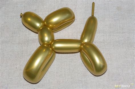 Длинные воздушные шарики цвета металлик для твистинга Я из твой шар собака вертел