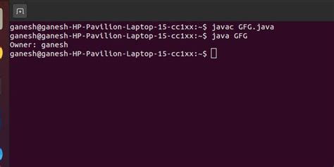 Java Program To Get The Files Owner Name Geeksforgeeks