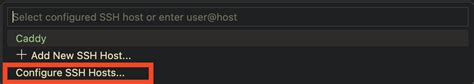 Vscode Configure Ssh