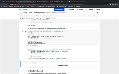 week 2 practice lab linear regression supervised ml regression and