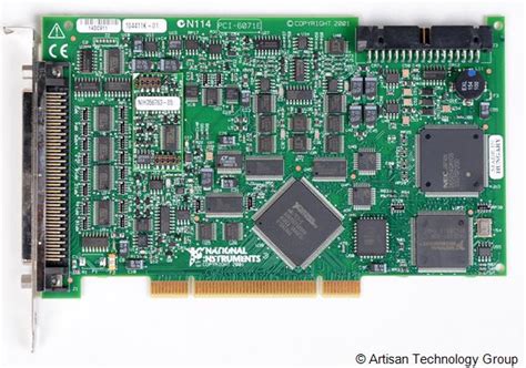 Ni Pci 6071e 1 25 Ms S 12 Bit 64 Analog Input Multifunction Daq Artisantg™