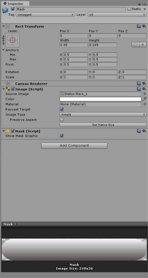 Unity Game Engine Weird Behavior From Ui Mask Stack Overflow