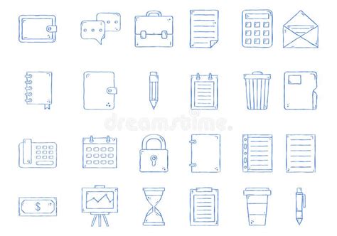 Notebook Icons Set Stock Illustration Illustration Of Design 81709303