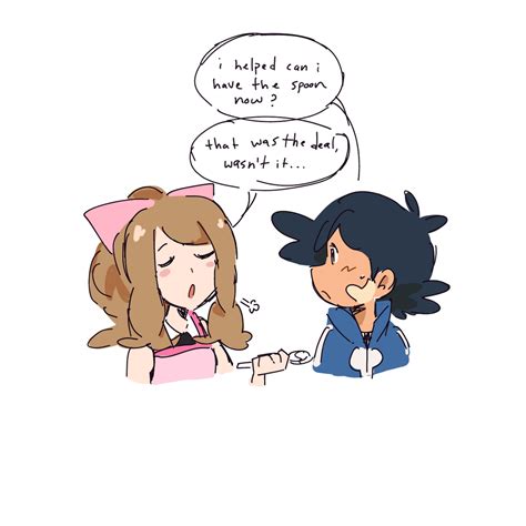 Ash Helping Serena In The Kitchen R Amourshipping