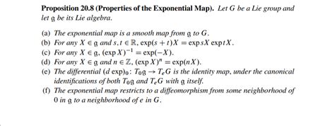 differential geometry in the proof of smoothness of the exponential