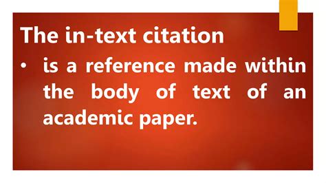 In Text Citation Powerpoint Pptx