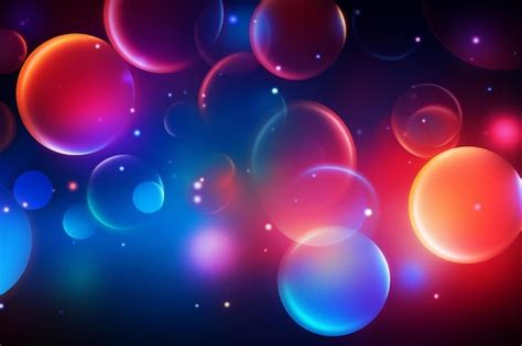 Premium Photo A Bunch Of Bubbles Floating On Top Of Each Other