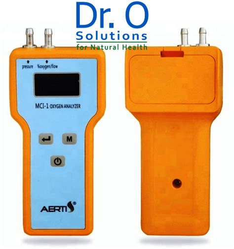 Oxygen Tester Analyzer With Flow And Pressure Meter Dr O Solutions For Natural Health