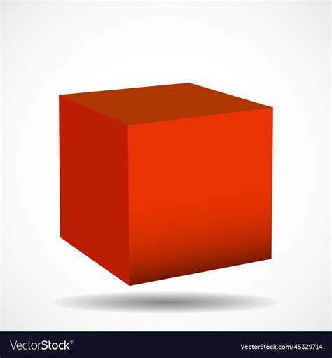 Square Symbol Isolated On White Background Vector Image