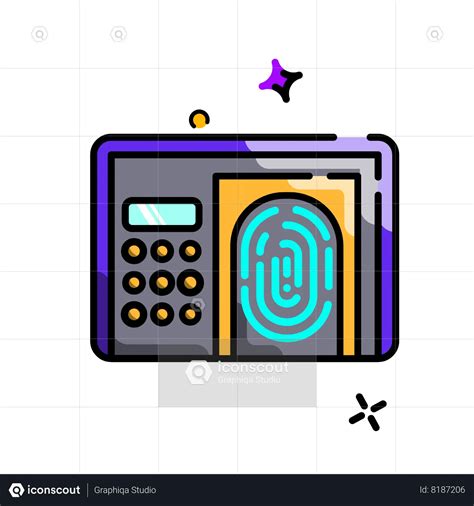 Fingerprint Scanner Animated Icon Free Download Science And Technology