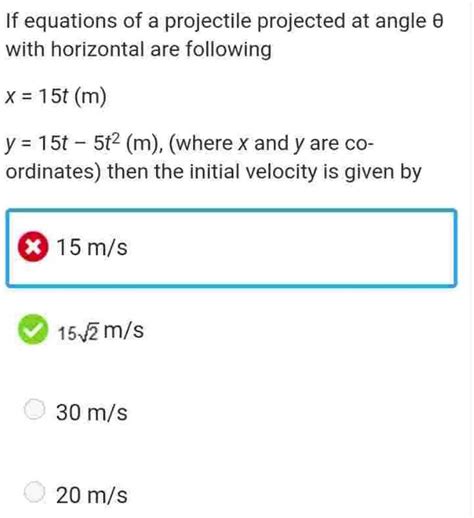 [answered] If Equations Of A Projectile Projected At Angle 8 With Kunduz