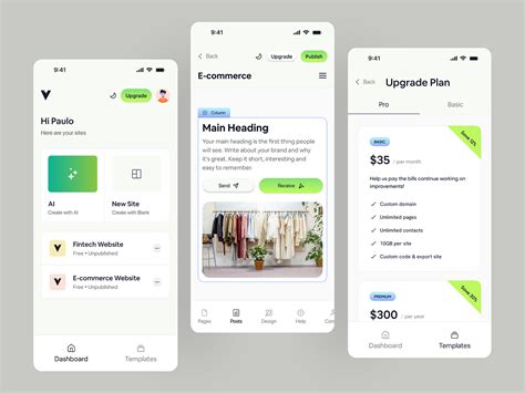 ai app ui by ofspace ux ui on dribbble