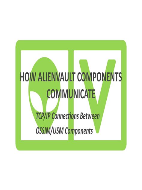 alienvault component communicationx pdf pdf port computer