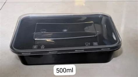 500ml Rectangular Disposable Food Container At ₹ 545piece
