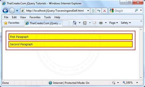andself traversing jquery
