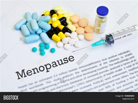 Drugs Menopause Image And Photo Free Trial Bigstock