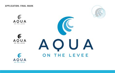 Aqua On The Levee Logo Design And Process On Behance