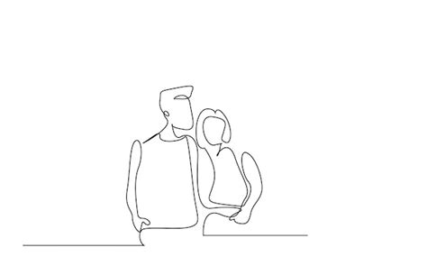 Premium Vector Outdoor Couple Having Romantic Happy Moments Together