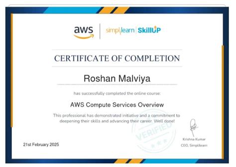 aws cloudcomputing certification simplilearn skillup tech