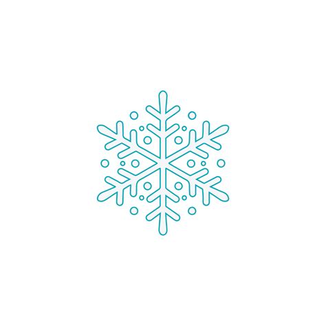 Simple Snowflake Clipart