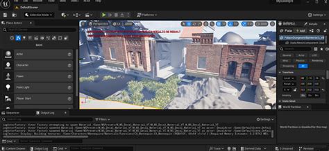 Wuxia Corner Android Game Development Unreal Engine 53 And 54 Palace