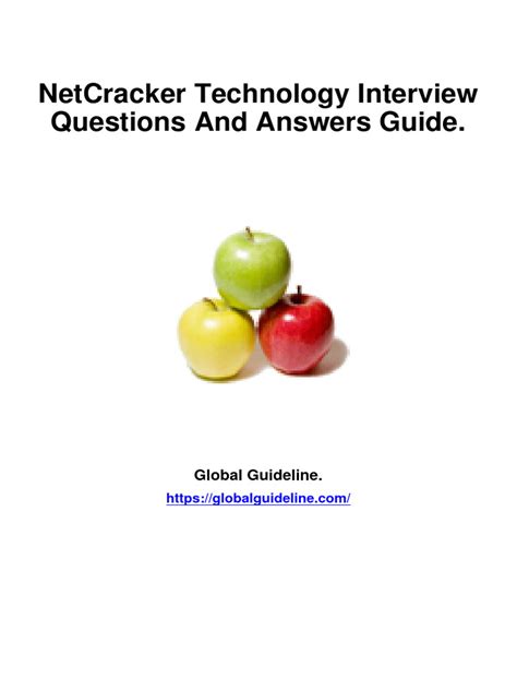Netcracker Technology Interview Questions And Answers 45334 Pdf