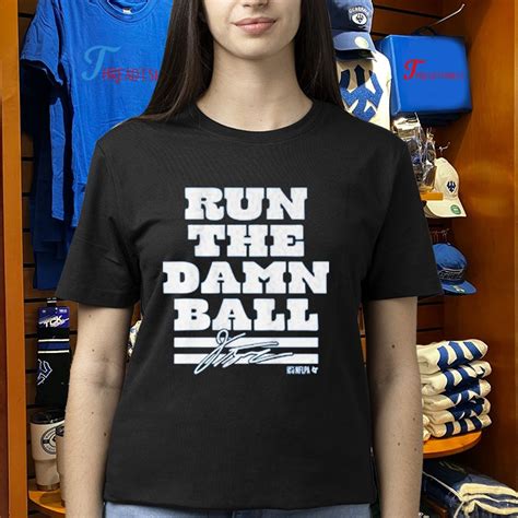 Jonathan Taylor Run The Damn Ball T Shirt Hoodie Longsleeve Tee