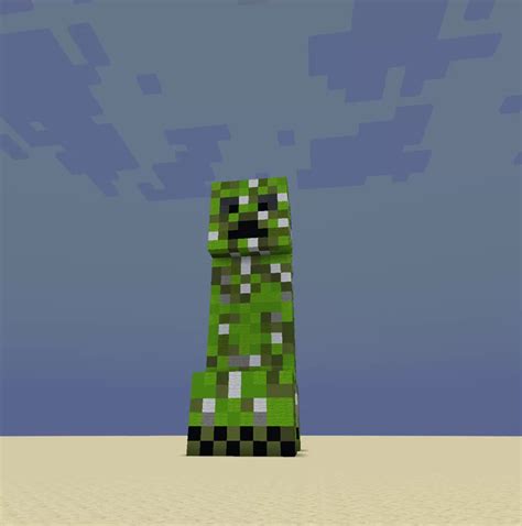 Creeper Statue Litematica Schematic Minecraft Map