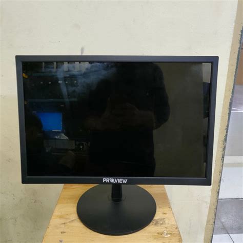 Jual Monitor Led Proview 19 Inch Hdmi Vga Audio Tv Mulus Lengkap Dus