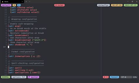 showcase of idiomatic configuration using fennel with macros r neovim