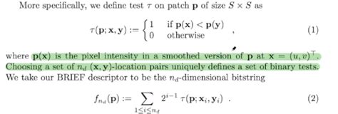 Briefbinary Robust Independent Elementary Features 논문리뷰