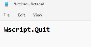 Windows Script Host Run Vbs Error On Startup Fix