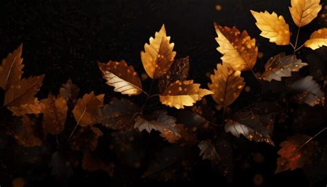 Dark Autumn Leaves Images Free Download On Freepik