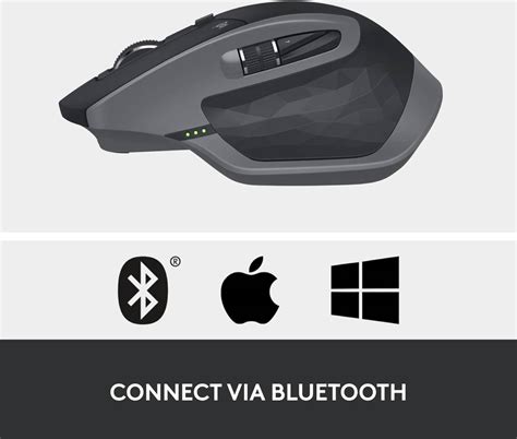 Logitech Mx Master 2s Bluetooth Edition Wireless Mouse Use On Any