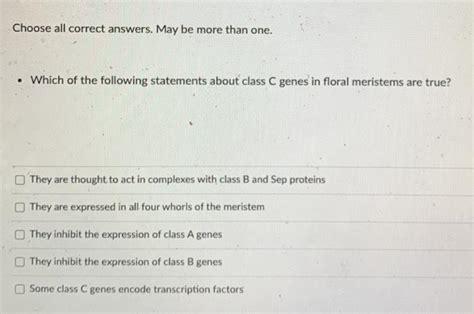 Solved Choose All Correct Answers May Be More Than One •