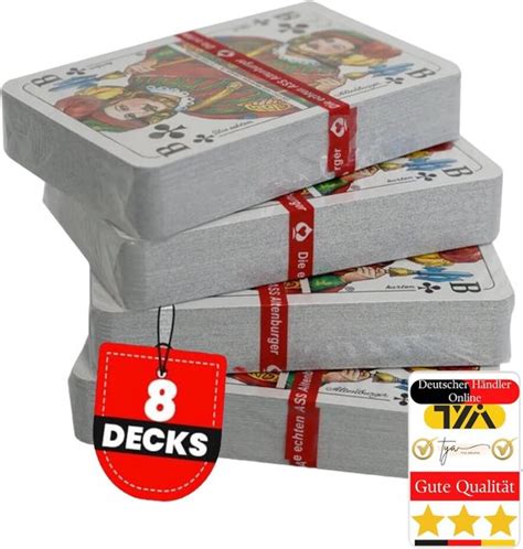 Speelkaarten Set Professionele Kwaliteit 8 Deck Kaartspel In Rood En