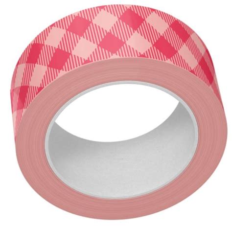 Lawn Fawn Pink Gingham Washi Tape