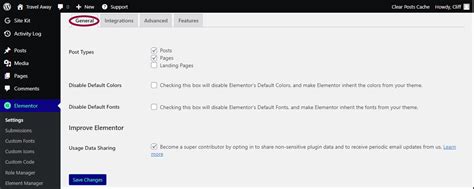 Disable Elementor S Default Fonts And Colors Elementor